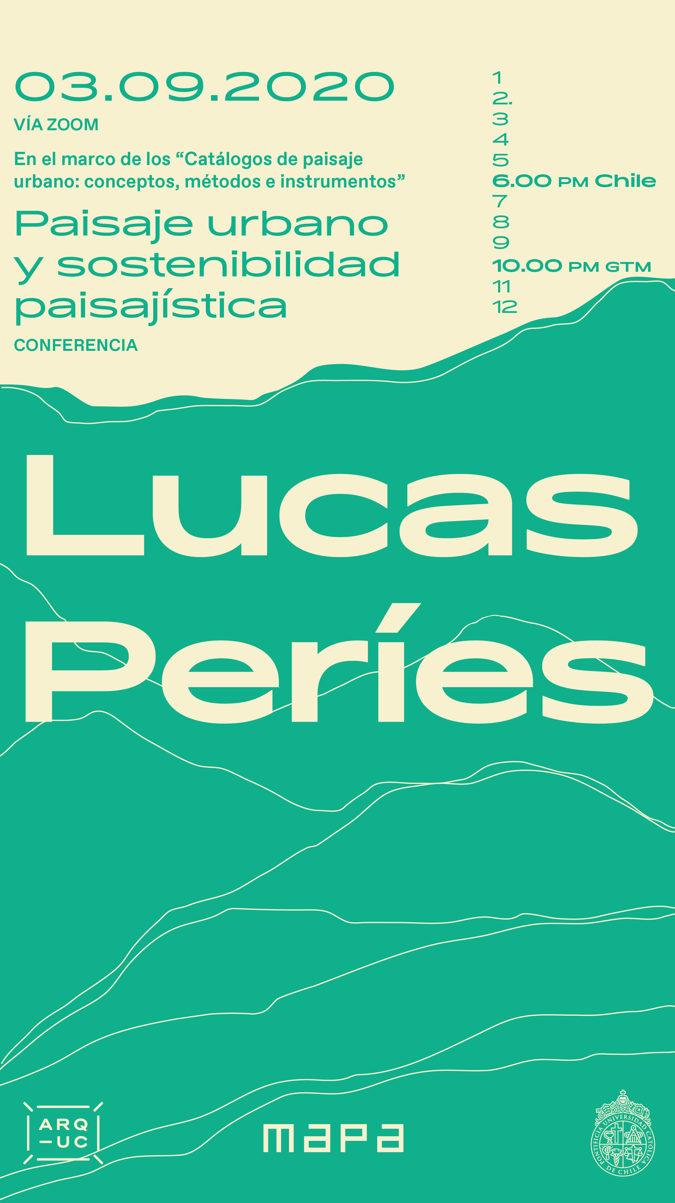 SEP 03 ONLINE | Conferencia internacional Lucas Períes | MAPA